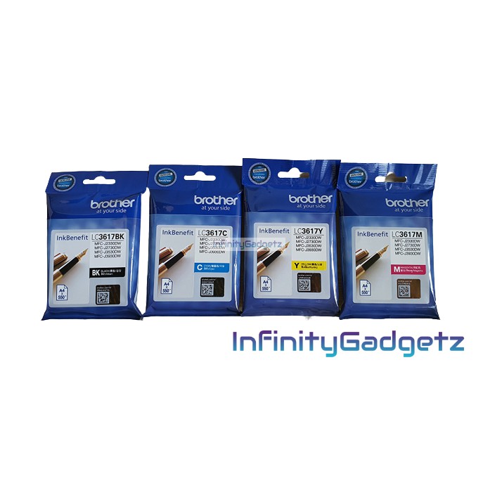 Genuine Brother LC3617 Ink Cartridge for MFC-J2330DW MFC-J2730DW MFC ...