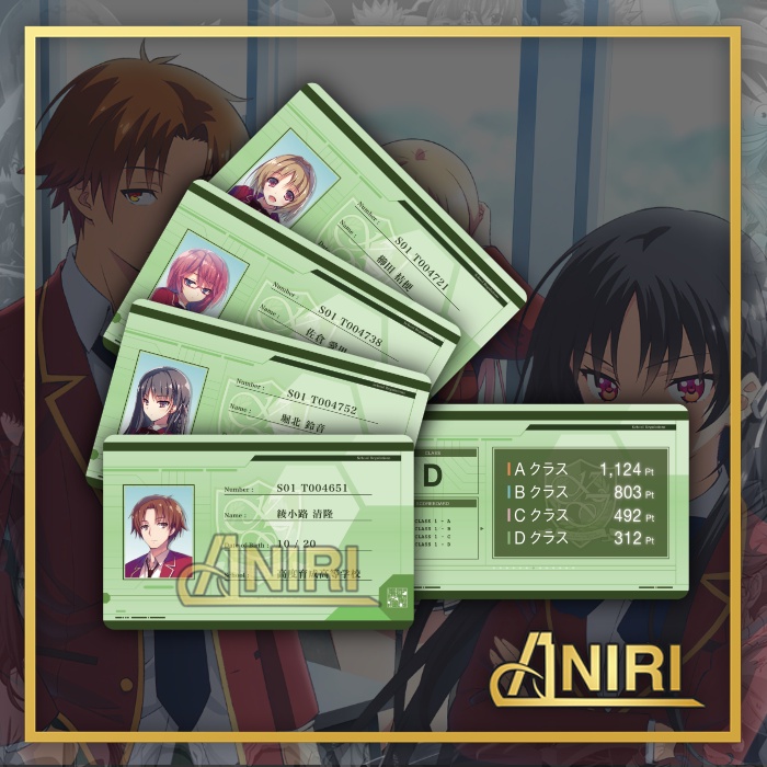 Classroom ID Card of the Elite: Ayanokoji Matte Lamination | Shopee ...