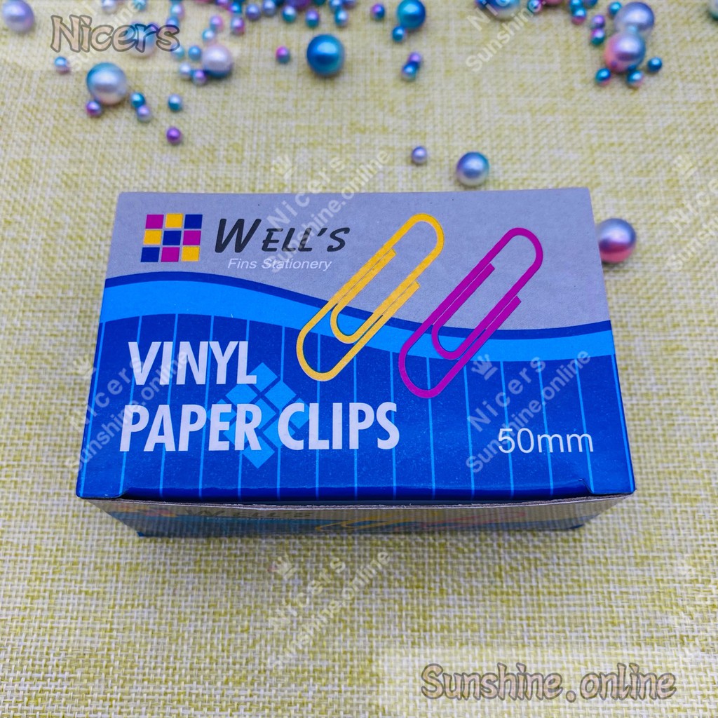 Well's Vinyl Paper Clips 33mm 50mm | Shopee Philippines
