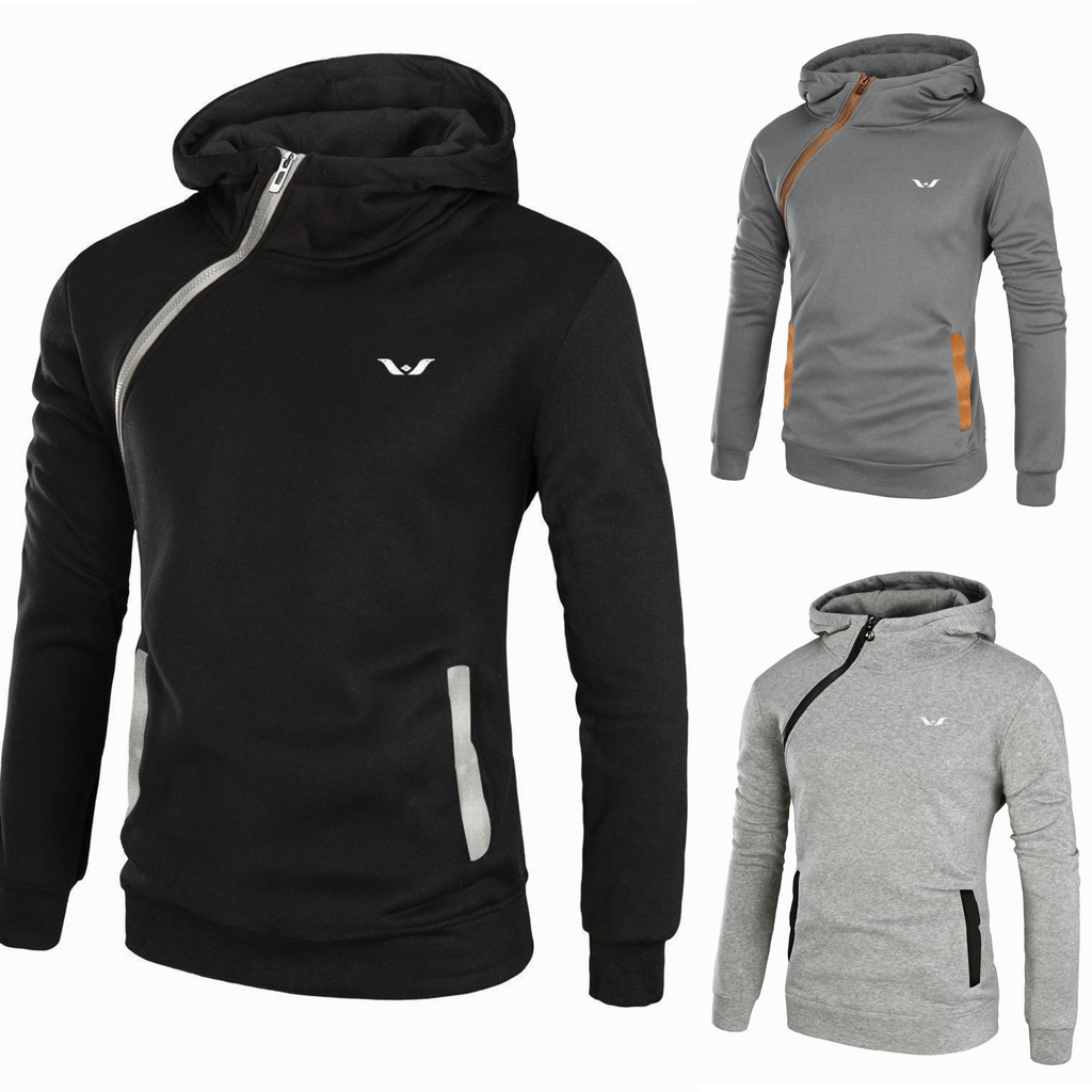 Unisex New Style Fashion Cotton Hoodie Jacket Sweater*3053 | Shopee ...