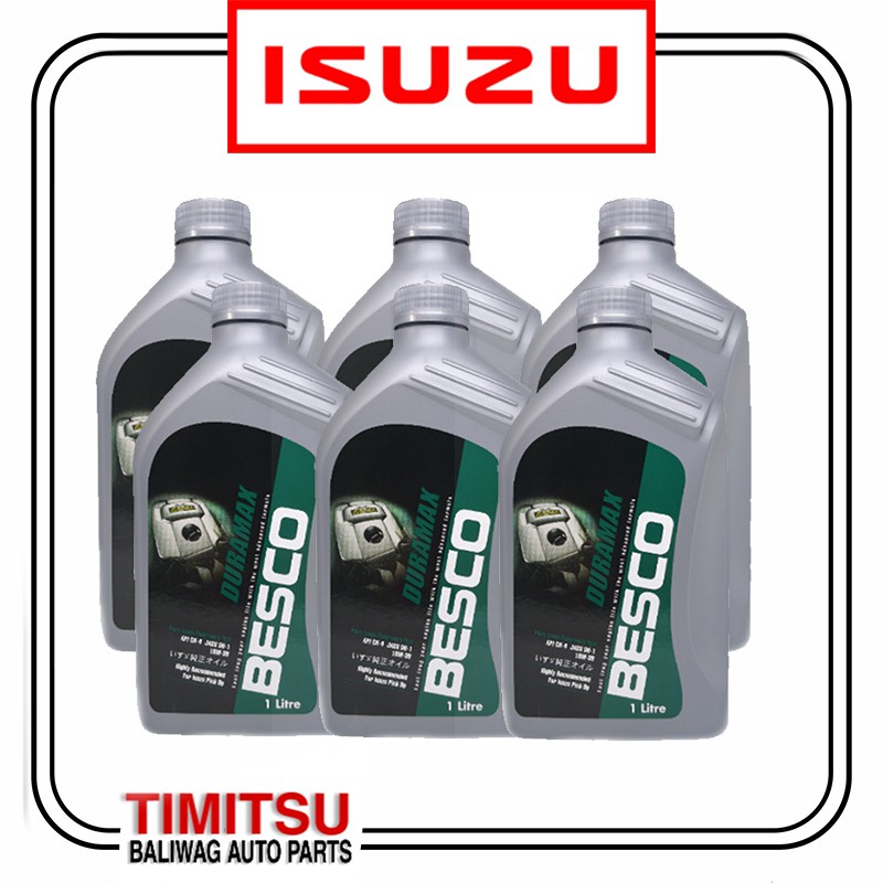 Engine Oil 10W-30 Synthetic Blend 6L Crosswind D-Max/MUX Isuzu Vehicles ...