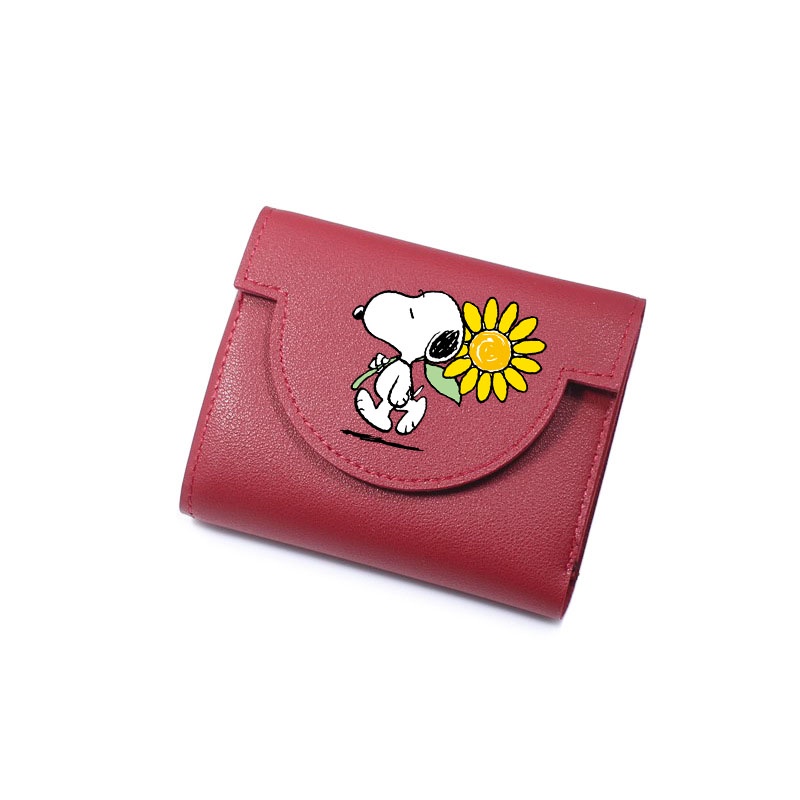 Snoopy Wallet for Woman Card Holder Wallet Coin Purse Cute Wallet for ...