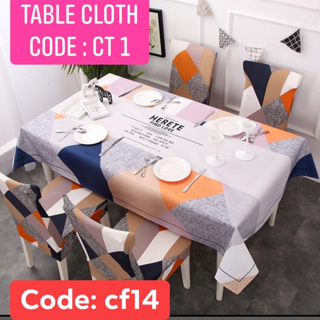 Dinning table cover (4,6,8 person) | Shopee Philippines