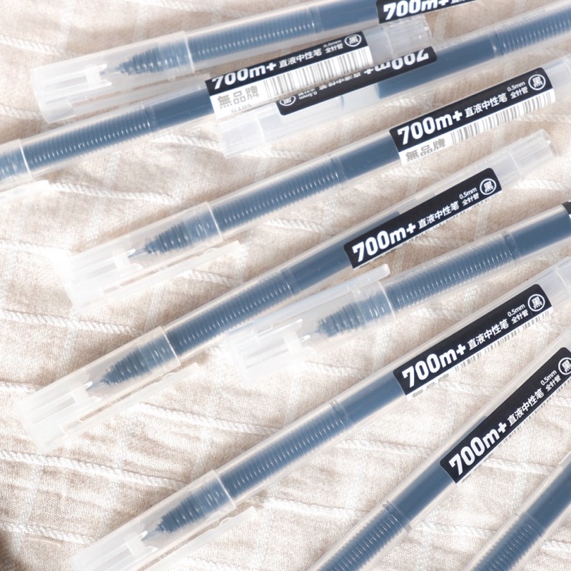 HITAM Black Color Gel Pen For Office School Ballpoint The700m | Shopee ...