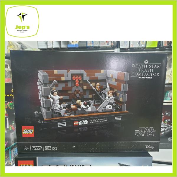 Lego Star Wars 75339 Death Star Trash Compactor Diorama (2022) | Shopee ...