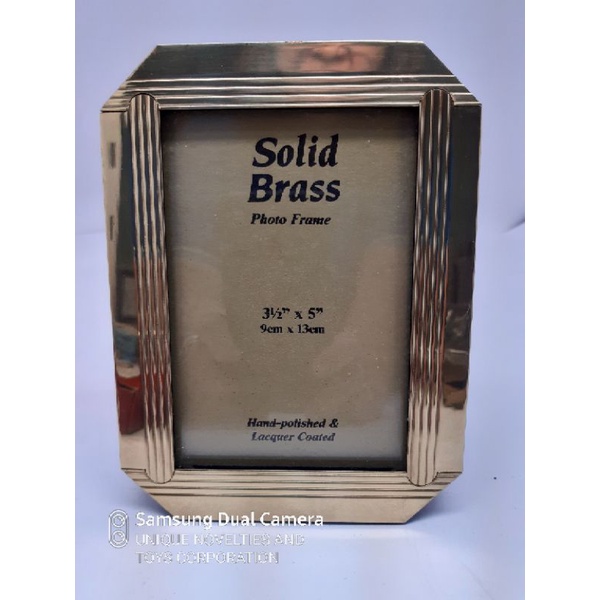 3R SOLID BRASS GOLD PHOTO FRAME | Shopee Philippines