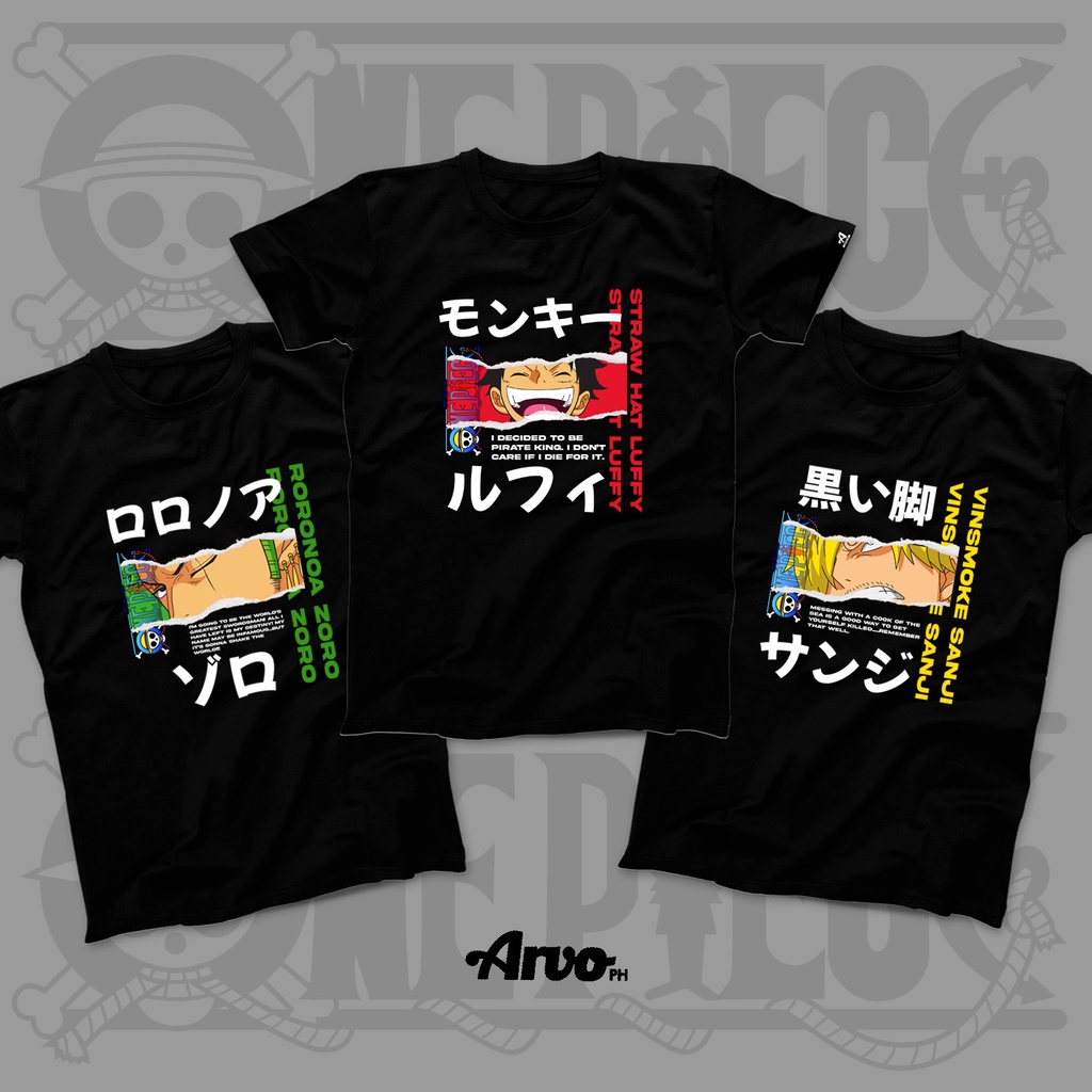 One Piece Rip Tshirt | ARVO PH Statement & Graphic Tees | Shopee ...