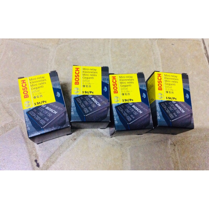 BOSCH ORIGINAL horn relay ORIGINAL!!! ORIGINAL!!! | Shopee Philippines