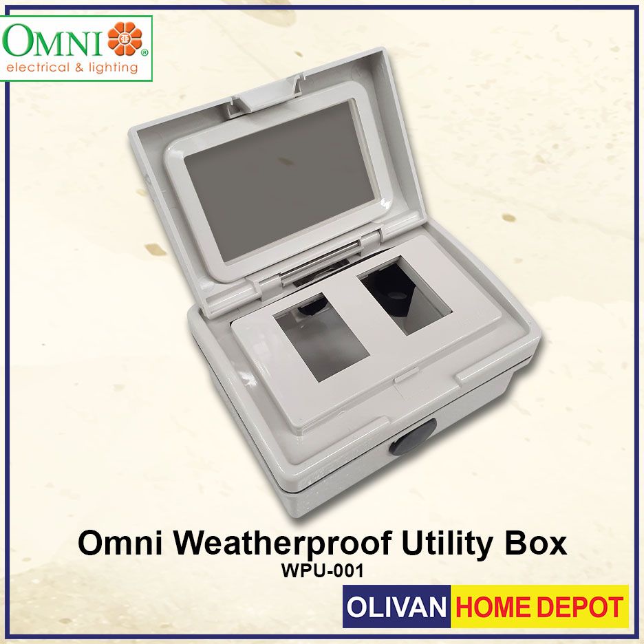 OMNI Weatherproof Utility Box with Protective Cover WPU-001 | Shopee ...