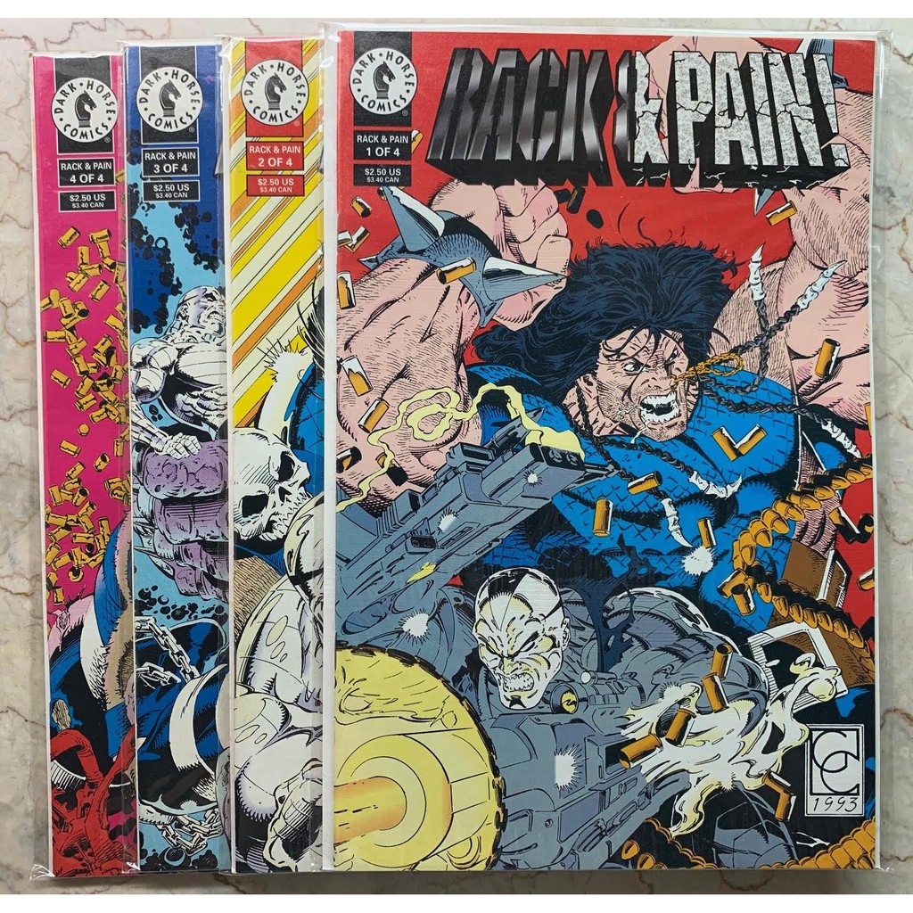 Dark Horse Comics: 1994 - Rack & Pain #1 to 4 Set | Shopee Philippines