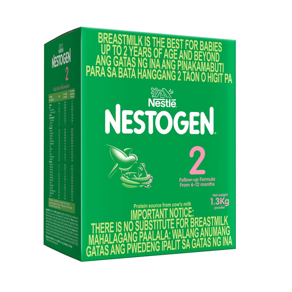 Nestogen 2 Infant Milk Formula For Children 6-12 Months 1.3kg | Shopee ...