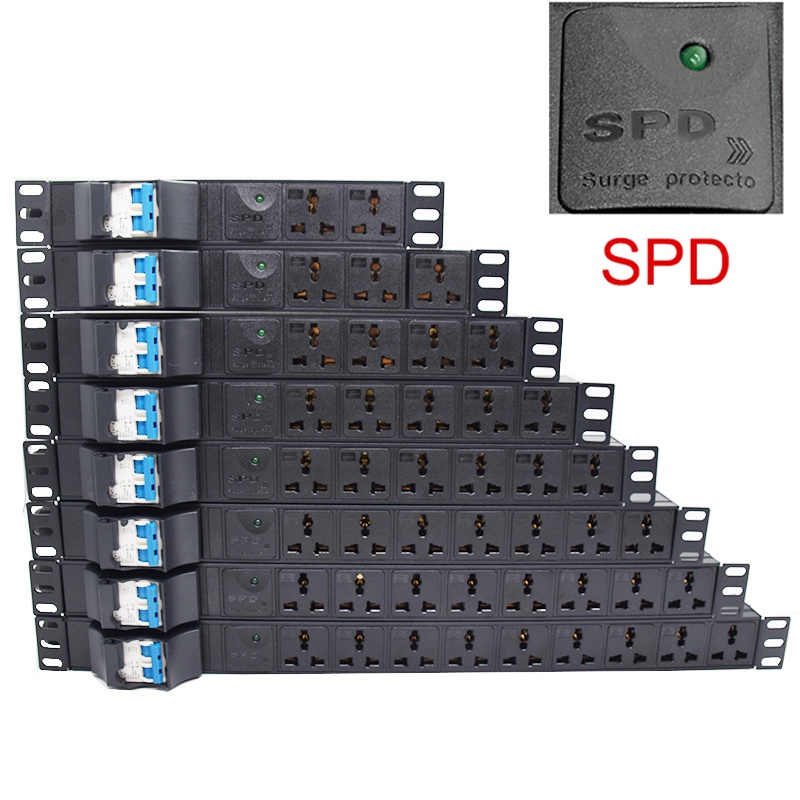 Server Rack Power Distribution Unit PDU Power Strip 2 - 10 Outlets with ...