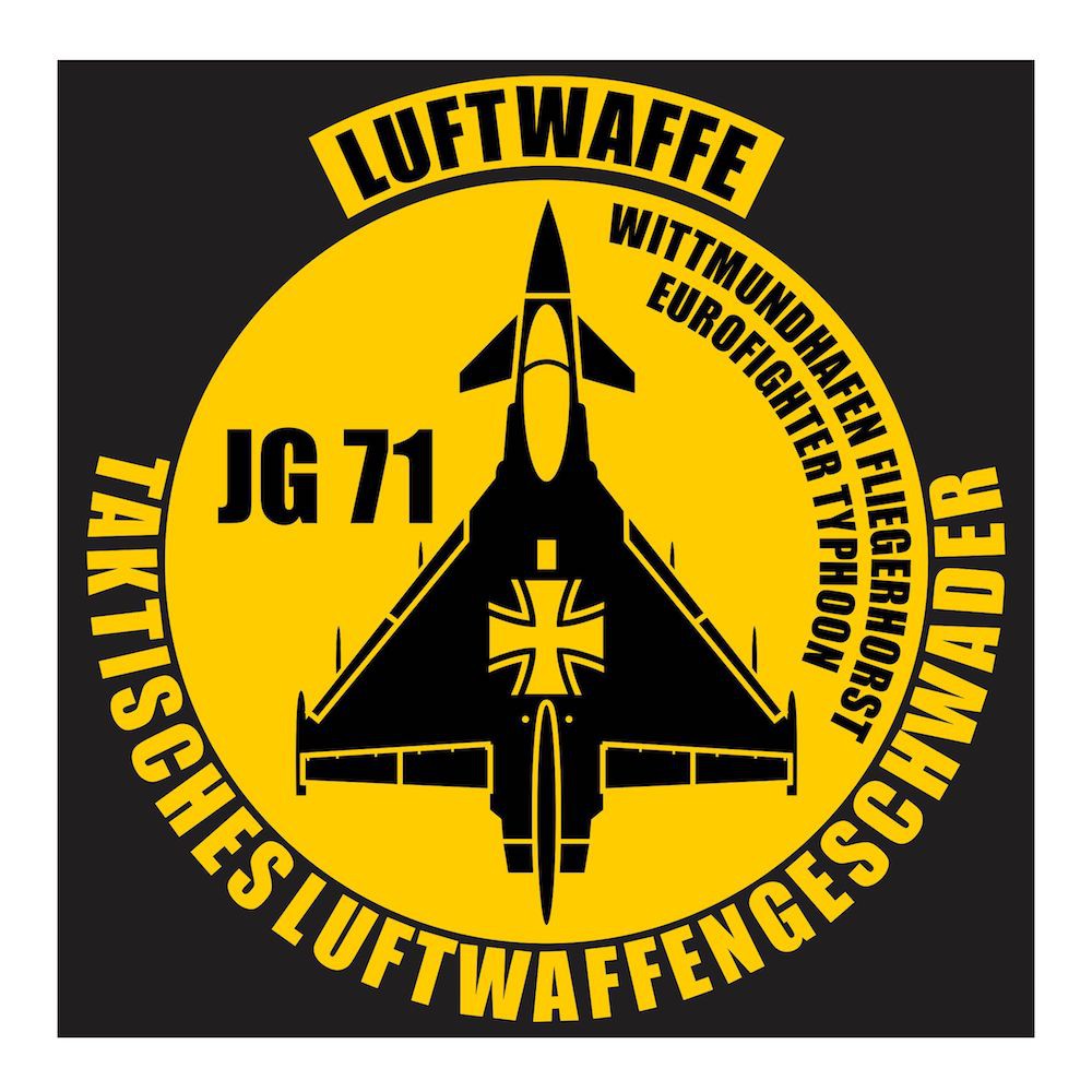 Germany Air Force Luftwaffe Eurofighter Typhoon series 2 Cutting ...