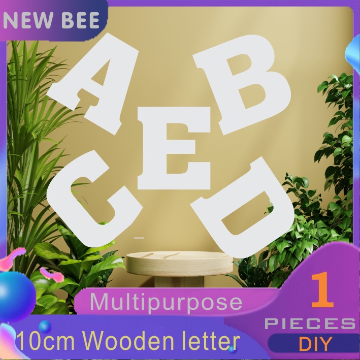 Wooden Letters 4 inches 10cm A-Z/0-9 Home Decor, Letter Standee, Room ...