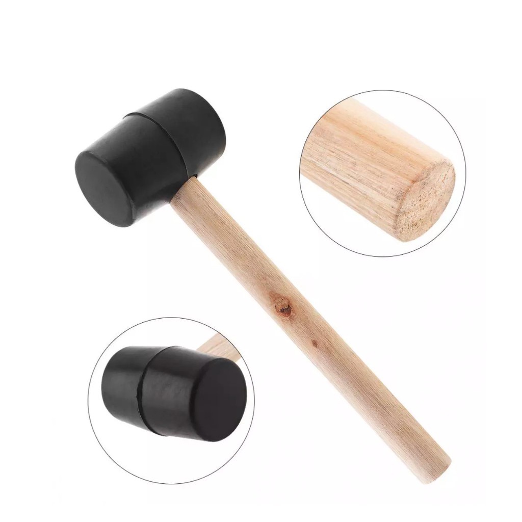 Rubber Mallet Double Faced Soft Hammer with Wooden Handle Maso Martilyo ...