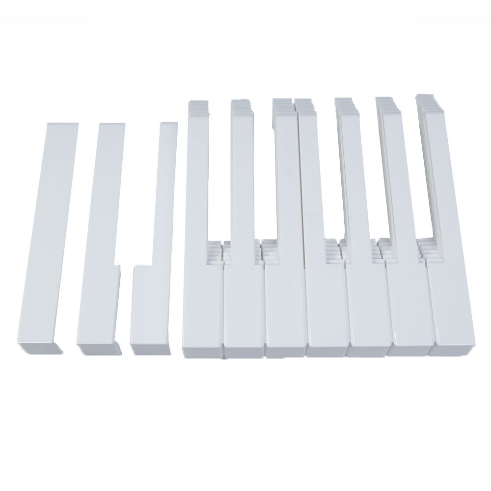 【Stock】52Pcs White ABS Plastic Piano Keytops | Shopee Philippines