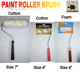 Wall Rollers Paint Brush Size 4" and 7" | Shopee Philippines