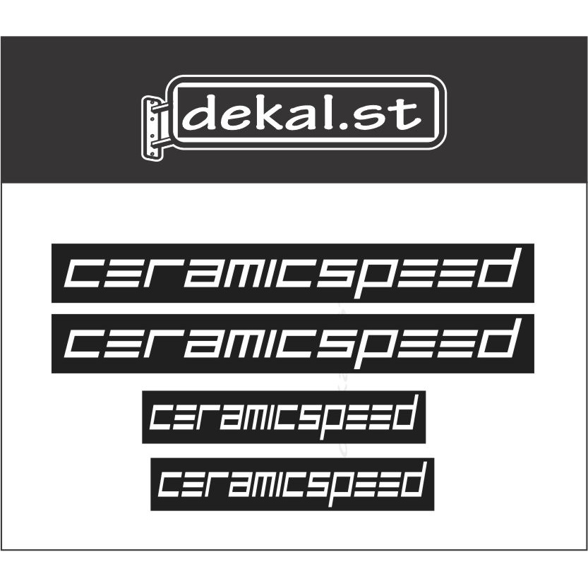 Ceramic Speed sticker (with lamination) | Shopee Philippines