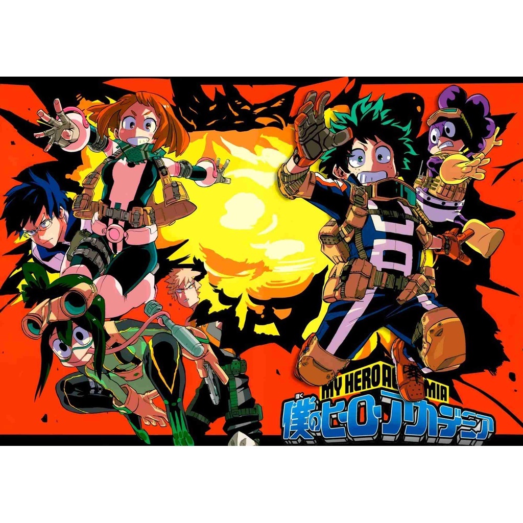 My Hero Academia Manga Anime Poster A4 Size | Shopee Philippines