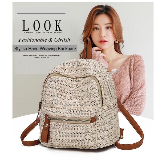 Hand Weaving Backpack | Shopee Philippines