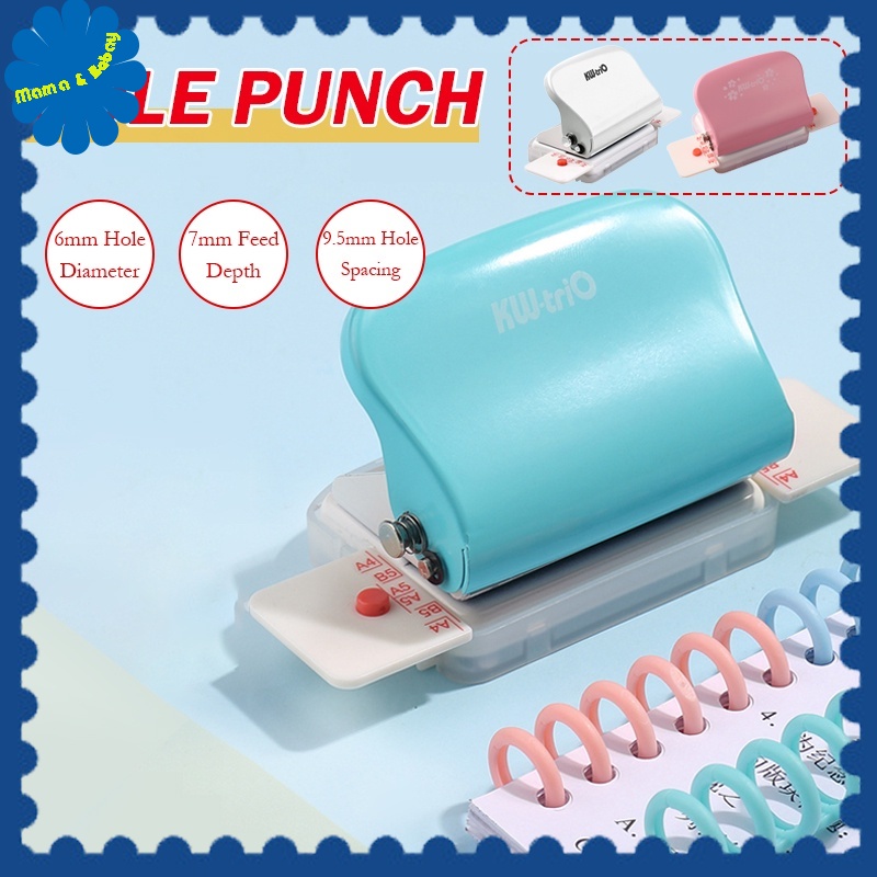 Puncher 6 Hole Puncher Handheld Metal Punchers Binder For A4 A5 B5 Bond ...