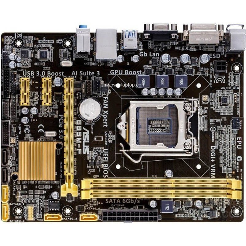 Motherboard B85m 1150 Intel 4th Gen Support Assorted Brand | Shopee ...