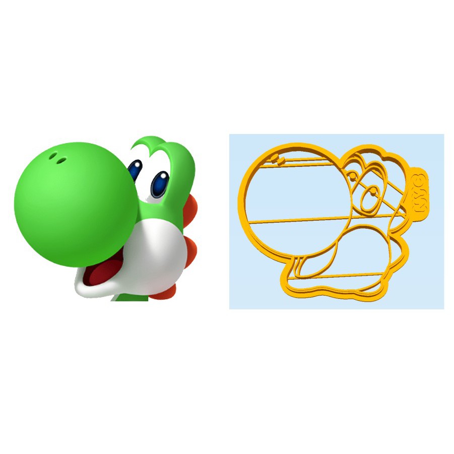 YOSHI DINOSAUR FROM SUPER MARIO COOKIE CUTTER | Shopee Philippines