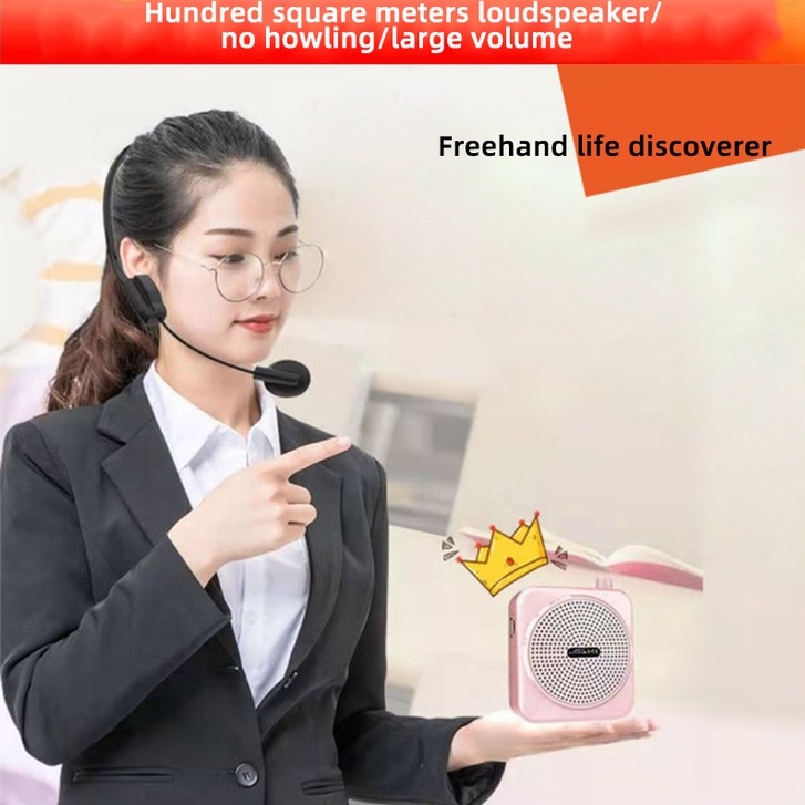 Bluetooth Amplifier Microphone with Headset Microphone and Belt Little ...