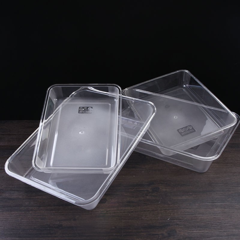 Acrylic transparent stew cold dish food display plate, commercial ...