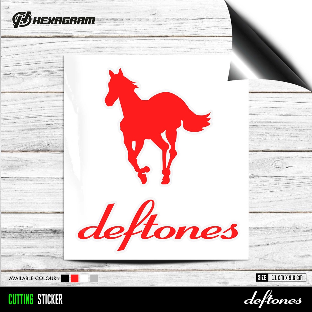Cutting Sticker Deftones White Pony | Deftones White Pony Music Sticker ...