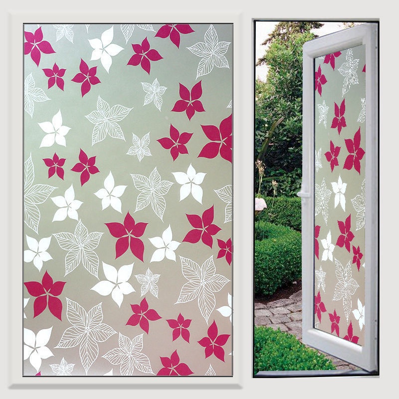 【Free tools】45cm/60cm/90cm PVC Self-adhesive Frosted Glass Sticker ...