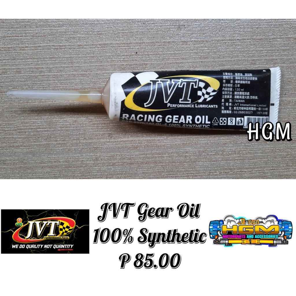 JVT GEAR OIL SAE 85W/140 100% SYNTHETIC FOR SCOOTERS | Shopee Philippines