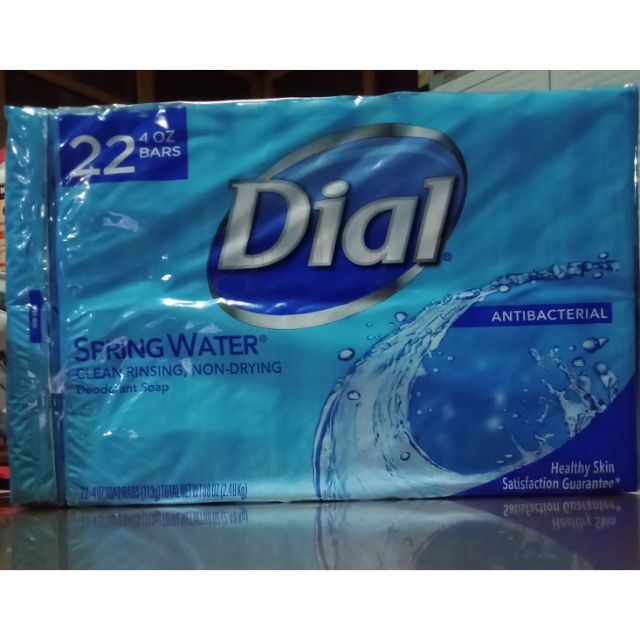 Dial spring water antibacterial deodorant soap 22 bars | Shopee Philippines