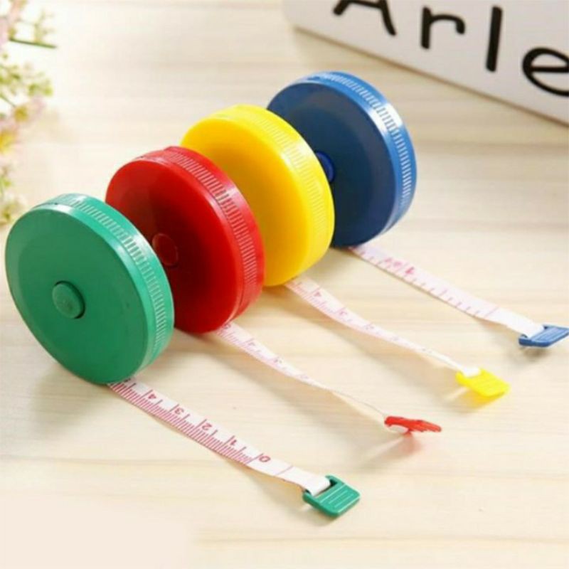 Compact Mini Tape Measure for Waist Health - Round Box 1M5 (150cm ...