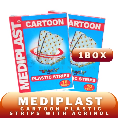 Mediplast Plastic Strips Band Aid Bantam | Transparent | Cartoons ...