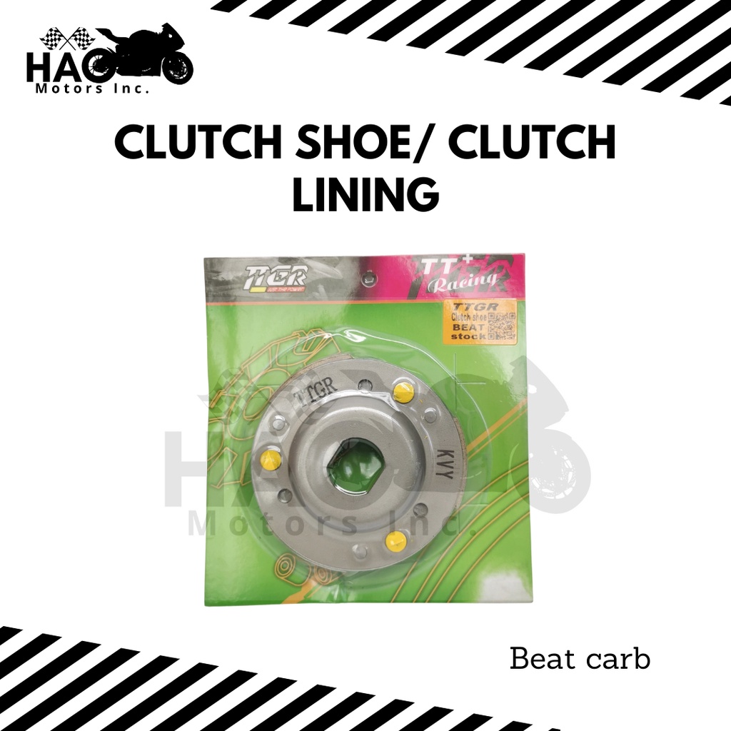 TTGR CLUTCH LINING/CLUTCH SHOE MIO/ M3/ CLICK/ NMAX/ BEAT/ GY6 ...