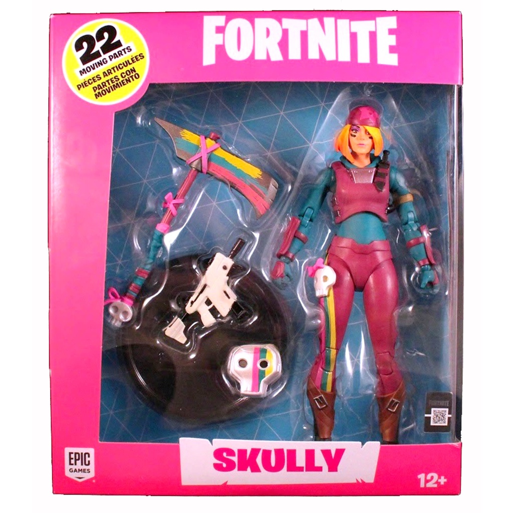 Epic Games Fortnite NEW Skully Classic 7-Inch Figure Weapon Set 22 ...