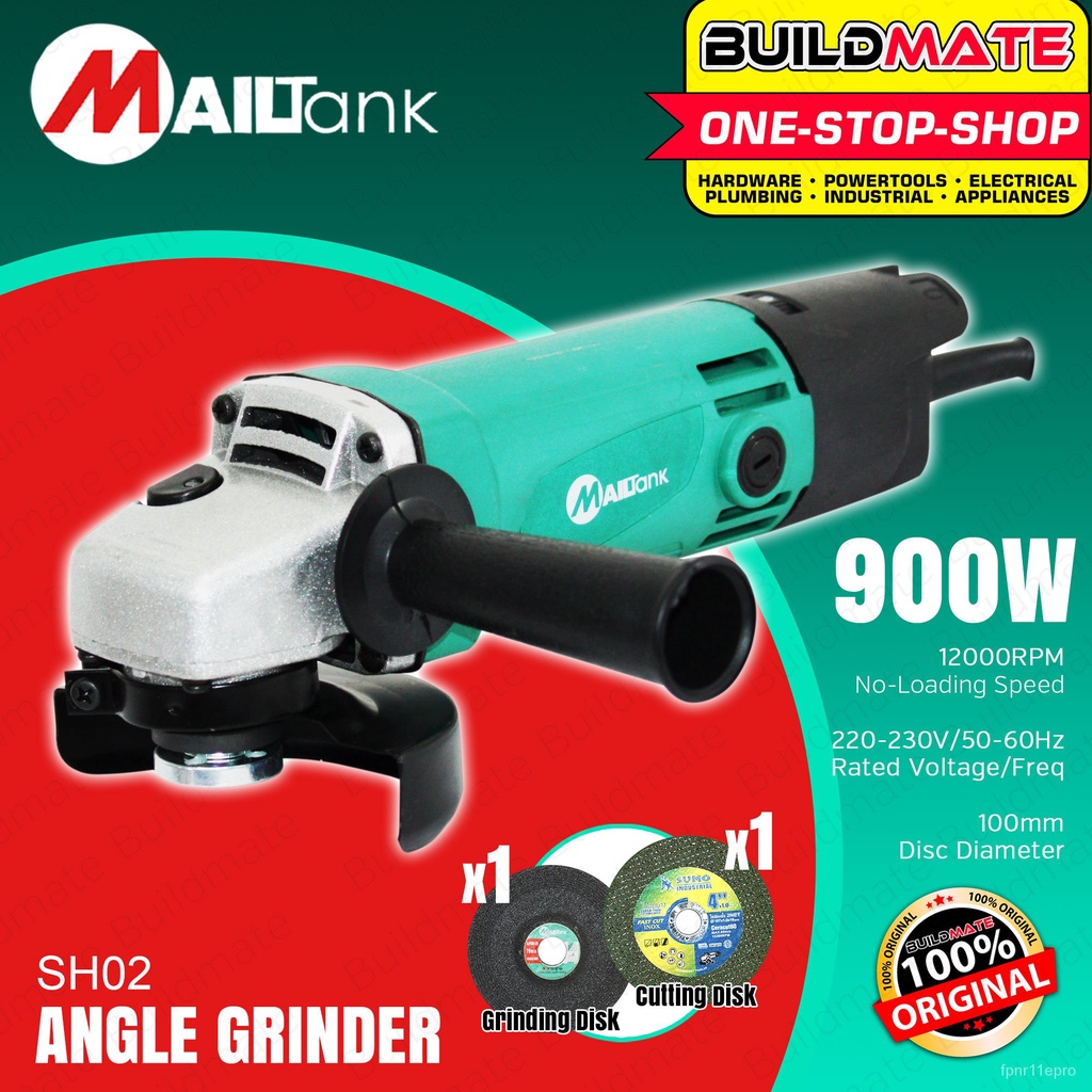 MAILTANK VARIABLE SPEED Angle Grinder 900W SH02 •BUILDMATE• | Shopee Philippines