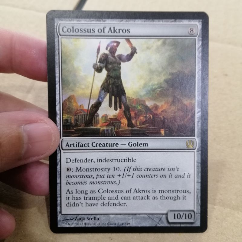 1 Colossus of akros Theros MTG card magic commander EDH | Shopee ...