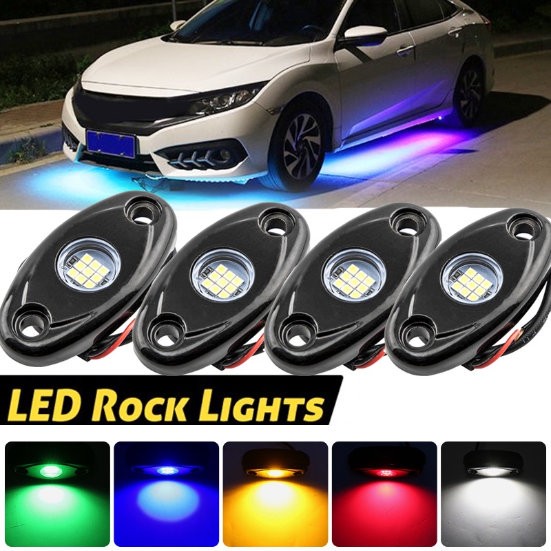 LED Rock Lights for SUV Truck Trailer and Van, Car Chassis Lamp, Tag ...