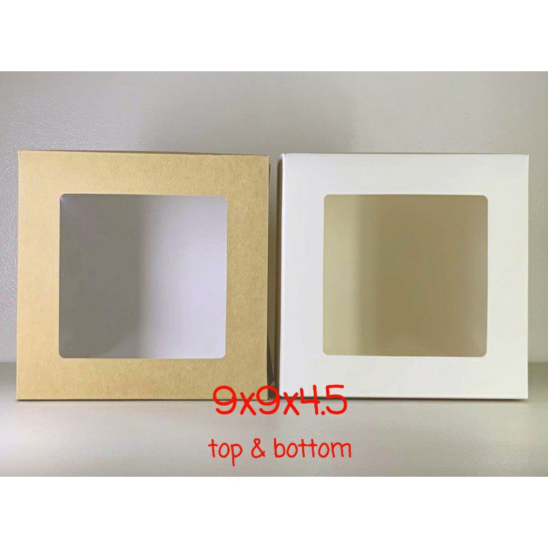 9x9x4.5 Cake Box / Pastry Box (set of 10 & 20) | Shopee Philippines
