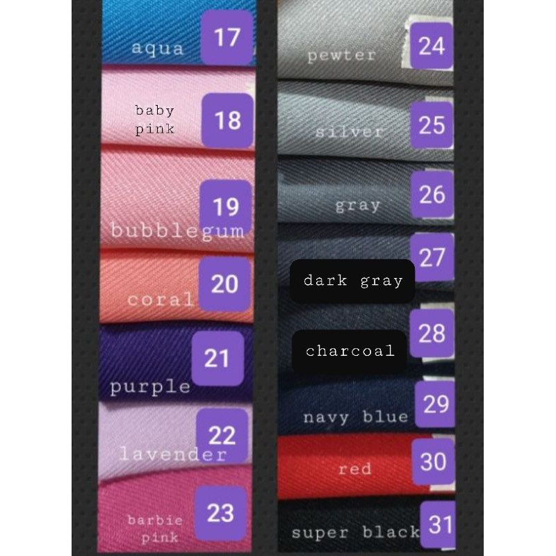 Peach Twill Fabric (Set B) 58/60" Width | Shopee Philippines