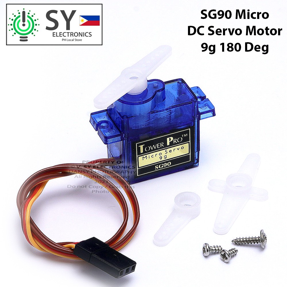 Original TowerPro SG90 SG-90 9G Micro Servo DC Motor 180 Degrees 6V DC ...