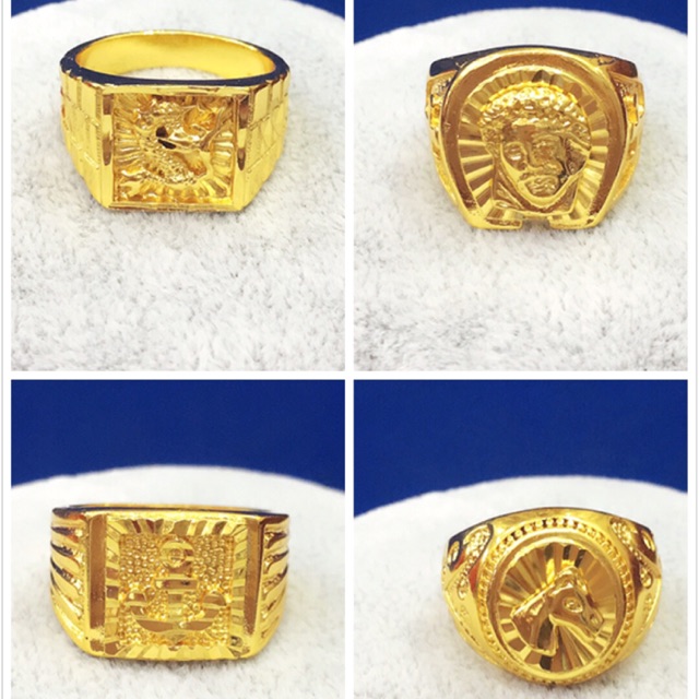 Men's Bangkok gold ring | Shopee Philippines