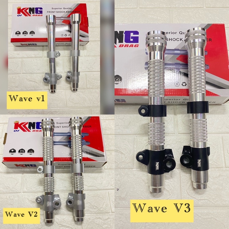 KING OF DRAG FRONT SHOCK COVER ONLY FOR WAVE125 CLICK MIO RAIDER150 ...