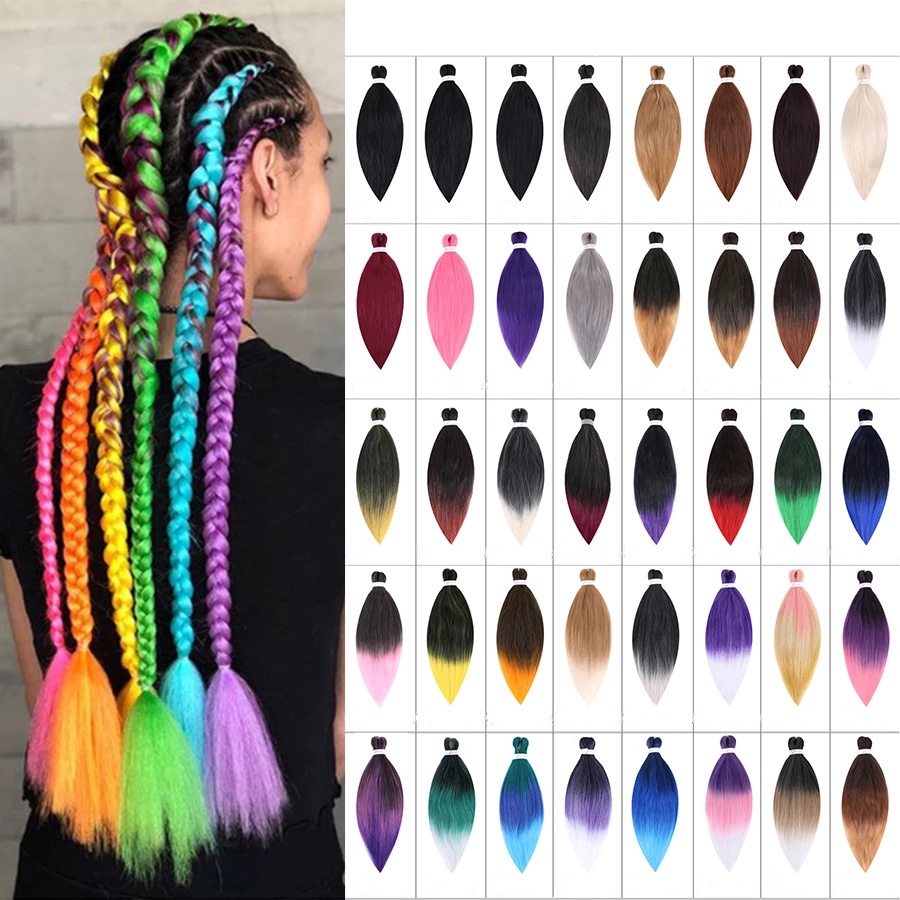 26Inch/90g Braiding Hair Pre Stretched Wholesale Braid Hair Synthetic ...