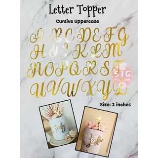 10 pcs lowercase acrylic letter topper alphabet topper birthday cake ...