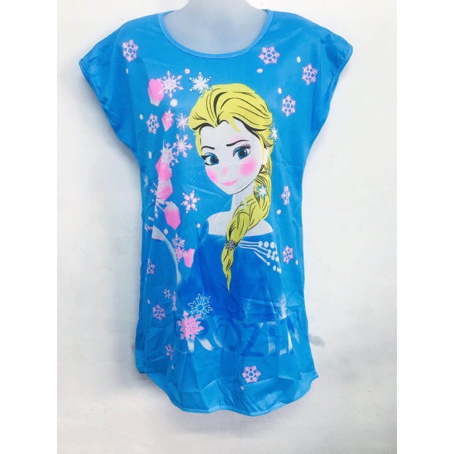 Frozen Adult double sided printed Daster Sleepwear Dress | Shopee ...