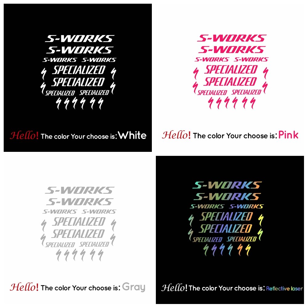 Cycling frame Decals S-Works logo Sticker For Road Bike Decor vinyl ...