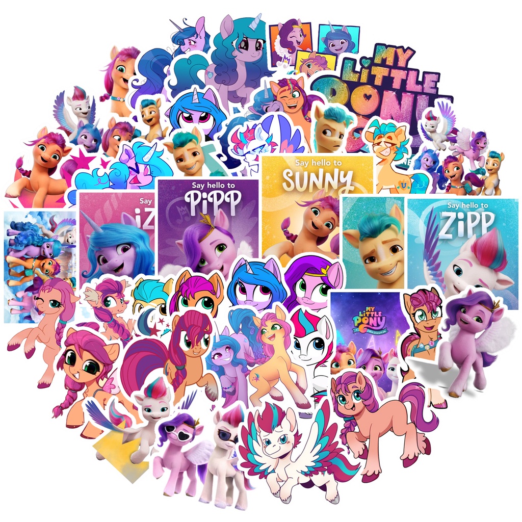 My Little Pony: A New Generation Cartoon Sticker Pack (38pcs) | Shopee ...